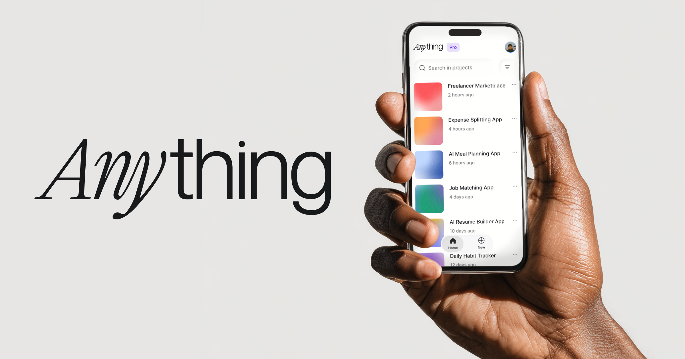 Anything - AI app builder for iOS